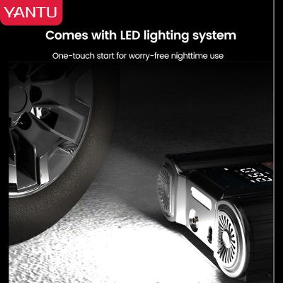 Cina YANTU E2 Metal Double 30mm Cylinder Mini Air Pump ad alta pressione per pneumatici per auto 12V in vendita