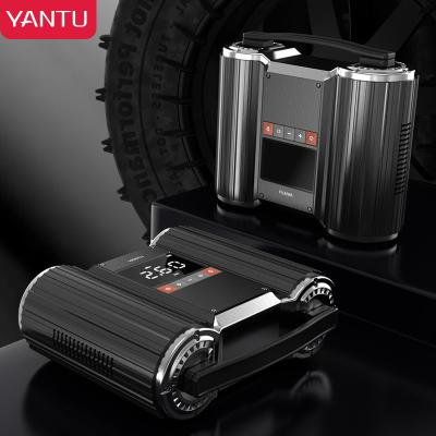 Cina Punto di ammollo per pneumatici per auto a doppio cilindro da 30 cilindri pompa elettrica compressore d'aria pneumatico portatile YANTU E2 2023 in vendita
