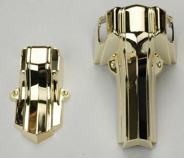Cina Decorativo funereo del cofanetto degli accessori del cofanetto dell'hardware della candela di plastica dell'angolo, angolo di bara in vendita