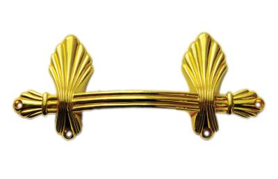 Cina La maniglia del cofanetto di sepoltura dello ZINCO accessori e l'hardware funerei di colore dell'oro della pressofusione in vendita