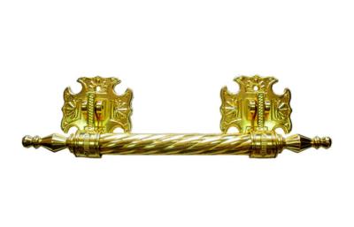 Cina Maniglia del cofanetto del metallo di Zamak di rivestimento dell'oro, maniglie 30 x 9.5cm Z1008 di Antivari della bara in vendita