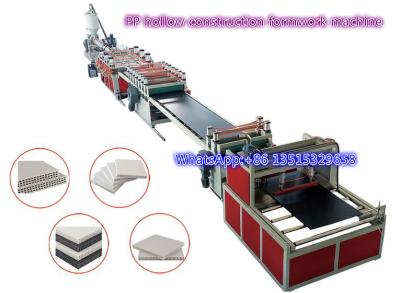 China PP hollow construction formwork machine for sale