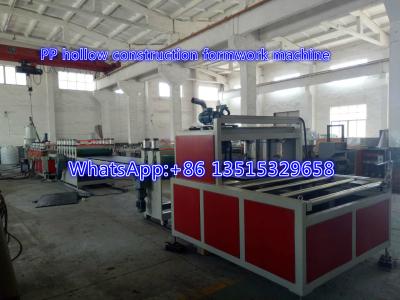 China PP hollow construction formwork machine for sale
