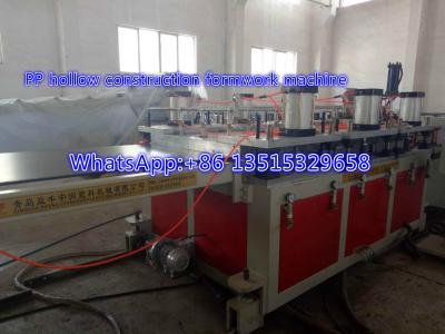 China PP hollow construction formwork machine for sale