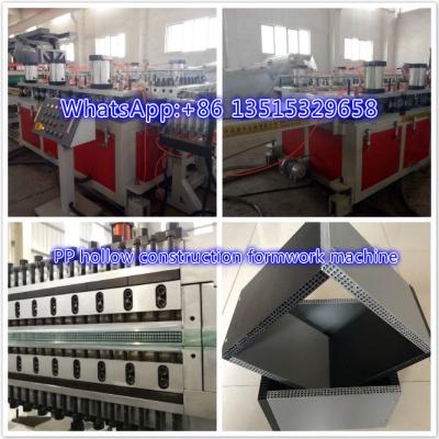 China PP hollow construction formwork machine for sale