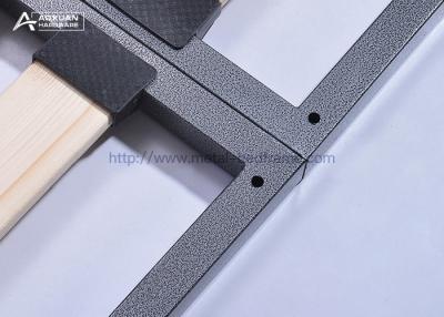 China Dubbel het Bedkader van het Platformlatje, Basis de Met latjes van het Black metalbed Te koop
