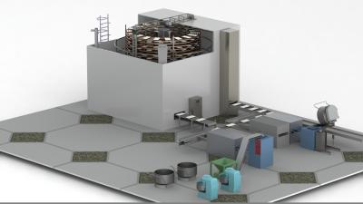 China Automatic hamburger bread bun production line for sale