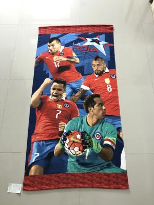 Китай Настраиваемые высококачественные микро-пляжные полотенца с реактивной печатью продается