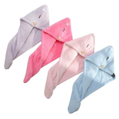 Китай 25x65 см Микроволокно для волос Полотенце для волос Антибактериальное промываемое отверстие продается