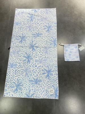 中国 双面印刷 パーソナライズされたビーチタオル マイクロファイバー 砂 防犯 ビーチタオル 販売のため