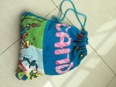 Китай На заказ 100% хлопчатобумажные полотенца для пляжа и сумки для пляжа продается