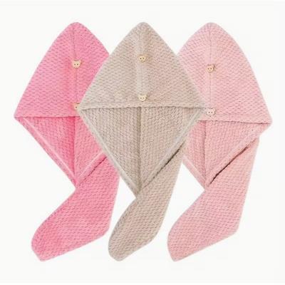 Китай Набор для быстрого высушивания волос из 3 предметов - 100% микрофибра из полиэстера, головной платок с сертификацией SEDEX 4P продается