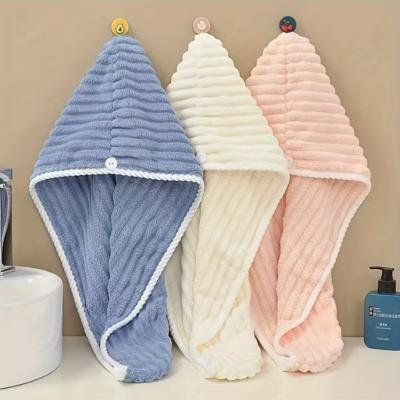 Китай Шапочка для сушки волос Candy Bar – Мягкое полотенце из микрофибры для быстрого высушивания волос для женщин продается