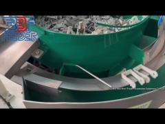 220V / 110V Componentes de plástico automáticos Nut Vibrating Bowl Feeder