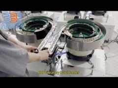Durable Rotary Vibratory Bowl Feeder Plastic Components Automation Feeder Machine