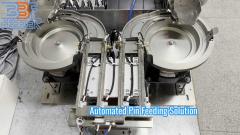 Customized Automatic 304 Stainless Steel Electrical Connector Metal Pins Vibrating Bowl Feeder