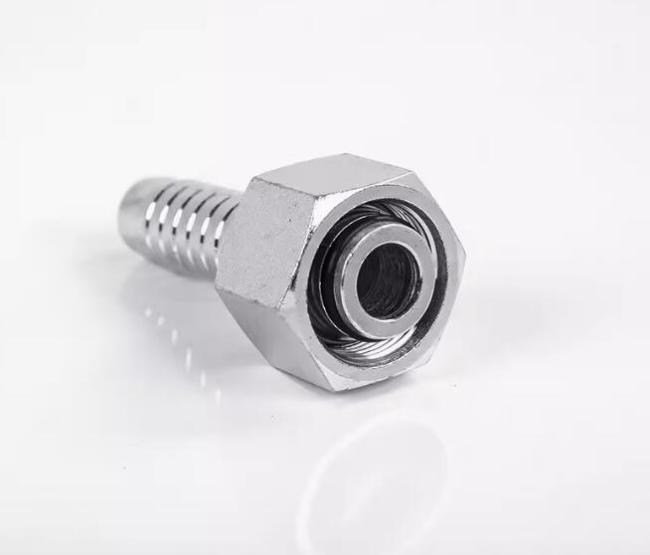 20491 Stainless Steel 90 Elbow Hydraulic Hose Fitting Metric Swivel Female O-Ring L. T Hydraulic Fitting