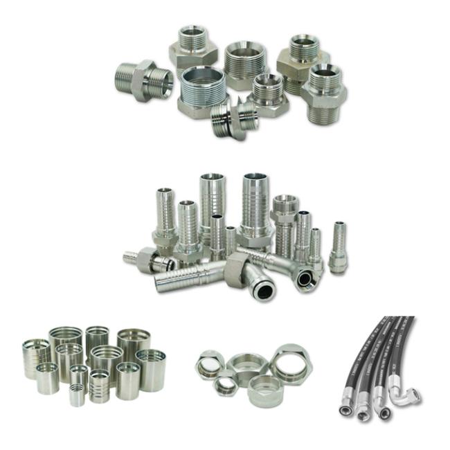 OEM/ODM Stainless Steel / Carbon Steel Hydraulic Fitting, Hydraulic Hose, Flange, Ferrule