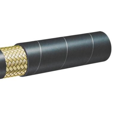 China Tubos hidráulicos negros com um fio de trança de óleo de borracha flexível En8531t/DIN200221sn à venda