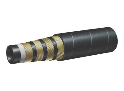 China Op maat gemaakte staaldraad gevlochten / spiraalversterkte hydraulische olie rubber slang assemblage Te koop