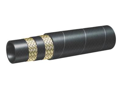 China Op maat gemaakte staaldraad gevlochten / spiraalversterkte hydraulische olie rubber slang assemblage Te koop