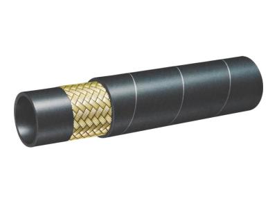 China Op maat gemaakte staaldraad gevlochten / spiraalversterkte hydraulische olie rubber slang assemblage Te koop