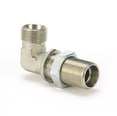 中国 6c 液体肘 メトリック 隔壁ホース アダプター JIC 液体フィッティング 要求サンプル 販売のため