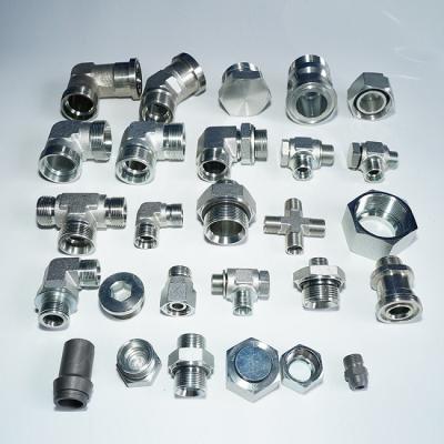 Cina 6c Hydraulic Elbow Metric Bulkhead Hose Adapter Jic Fittings idraulici in vendita