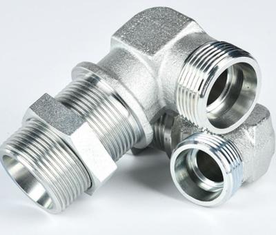 Cina Adattatore per tubi idraulici 6c9 riutilizzabile con testa rotonda con adattatore maschile metrico in vendita