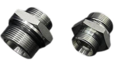 China Middelkoolstofstaal 1cm-Wd 1dm-Wd Hydraulische slang met metrische draad met vastzetel Te koop