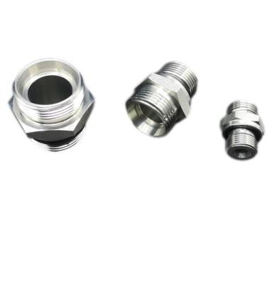 China Pijpleidingen verbinden Hydraulische slang verminderde adapter 1CB 1b 1j Carbon zilver voor graafmachine Te koop