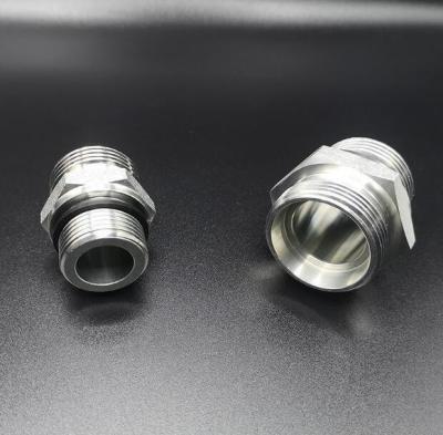 Cina Fittings metrici per tubi per condotte di collegamento 1CB Acciaio al carbonio Tipo di taglio metrico del filo in vendita