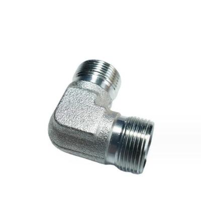 China SAE-standaard koolstofstaal hydraulische elleboogbevestigingen 1c9 1d9 mannelijke draden lange levensduur Te koop