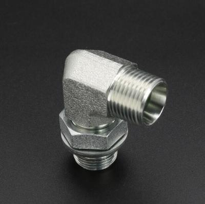 China Pijpleidingen verbinding 90 graden Elbow Hydraulische adapters met ronde hoofd type Te koop