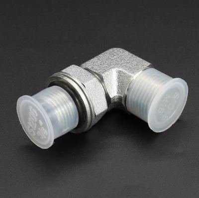 China 2024 Verstelbare Bsp Man 90 graden Elbow Hydraulische bekleding Adapters voor leidingen Connect Te koop