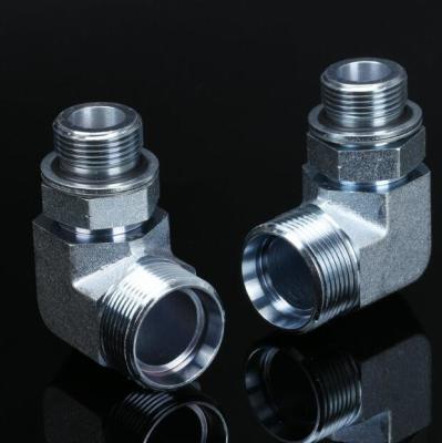 China 1CG9 Parker Hydraulische Bevestigingen Bsp Bevestigingen Elbow Swivel Adapters voor nauwkeurige bediening Te koop