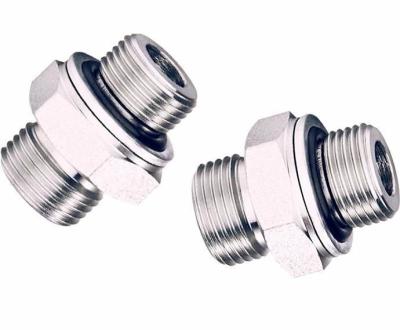 Cina Fittura per tubi idraulici a tenuta metrica con testa esagonale connessione O-ring femminile Bsp in vendita