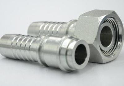 Cina Collegamento a foglio galvanizzato femminile con anello O a cono a 24 gradi Fittings di tubo retto di tipo pesante 1/4 