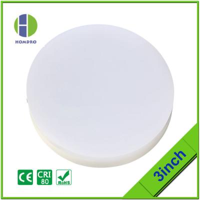 China Diseño moderno, ronda de la luz 3inch del celling del LED, CRI80, IP44 conformidad CE/EMC en venta