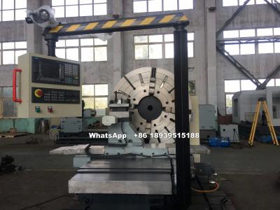 China 1250mm CK64125 Cnc-Gesichtsdrehen Drehmaschine Flansche Drehen Bearbeitung zu verkaufen