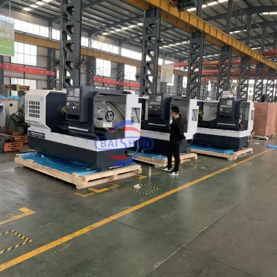 Cina CAK6180 Flat Bed CNC Lathe Machine automatico tipo orizzontale in vendita