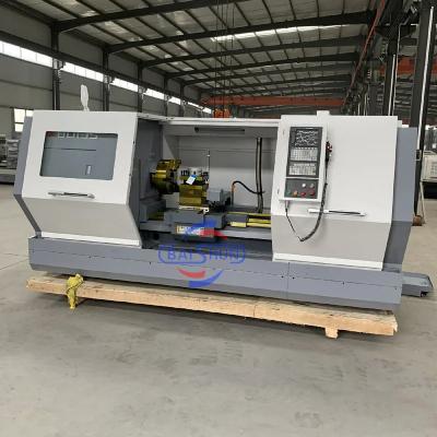 China Automatic 	Flat Bed CNC Lathe Machine Metal Cnc Turning Machine for sale
