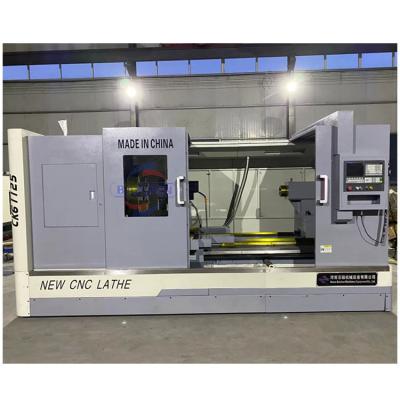 China CK61125 Máquina de girar automática horizontal con torno CNC de cama plana en venta
