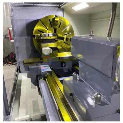 China CK61125 Flachbett-CNC-Drehmaschine mit horizontaler automatischer Drehmaschine zu verkaufen