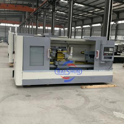 China Cnc Lathe Spindle 400mm Swing Over Bed Flat Bed Lathe Cnc Desktop Torno for sale