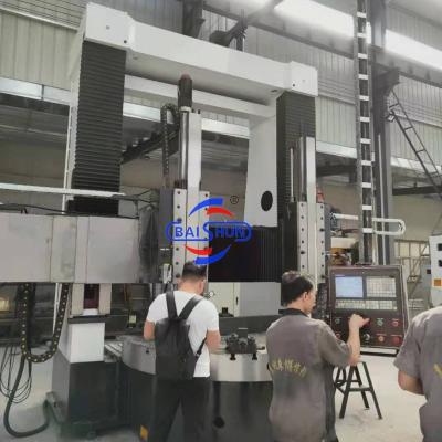 China Válvula giratória automática grande dupla coluna VTL CNC torno vertical de trabalho pesado à venda