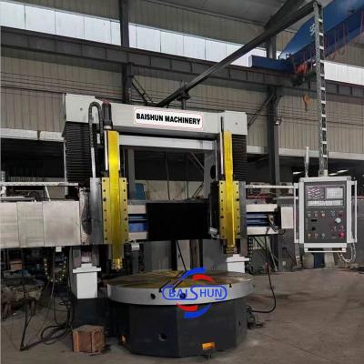China Torno CNC vertical de doble columna Torno automático vertical de torneado de metal en venta