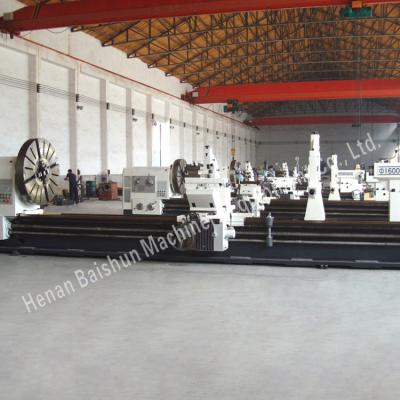 China Big Spindle Bore 105mm Horizontal Manual Lathe Machine 6 Meter Universal Lathe zu verkaufen