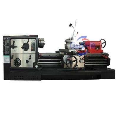 중국 Flat Type Horizontal Lathe Machine Tour Parallel Machine Metal Manual Lathe 판매용