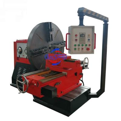 Китай Horizontal Manual Lathe Easily Operation Big Facing Lathe For Tyre Mold продается